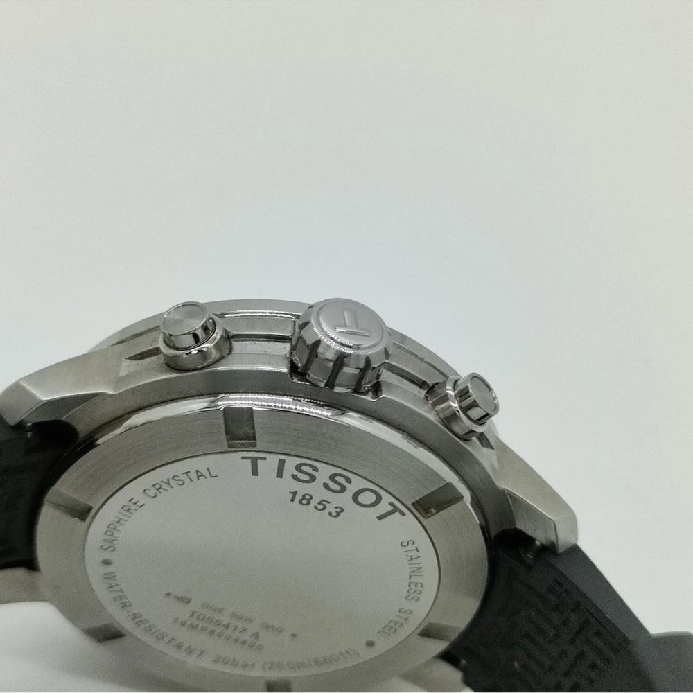 Tissot Watch T055417a Chronograph Good Condition 41mm… - Gem